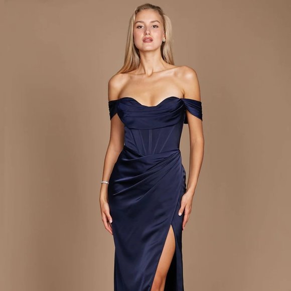 Dylan & Davids | Dresses | Dylan Davids Corset Satin Formal Evening ...